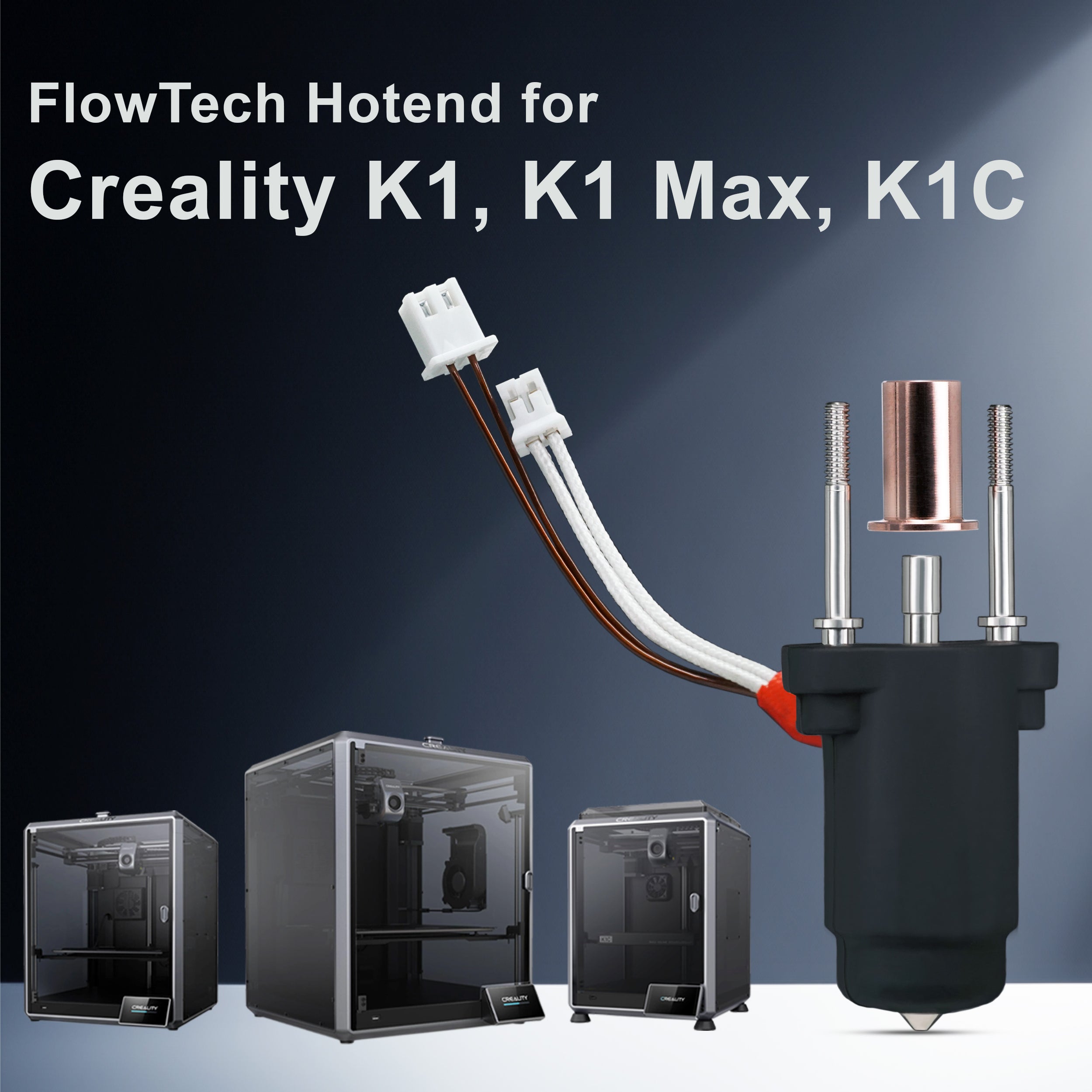 FlowTech™ Hotend for Creality K1 / K1 Max / K1C / K1 SE — Microswiss
