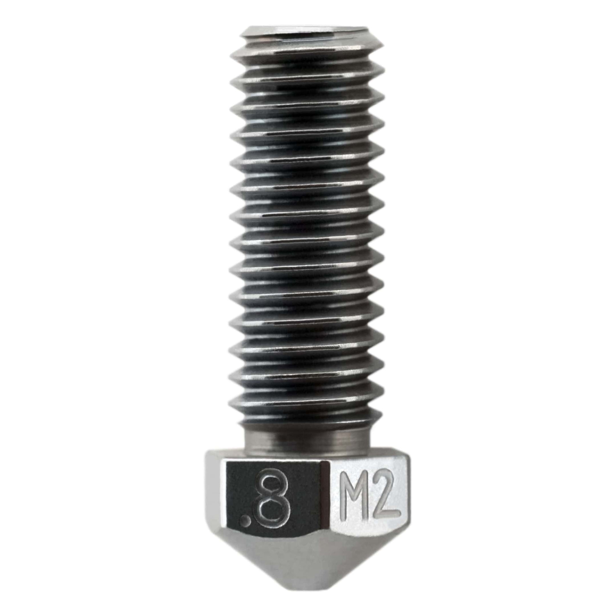M2 Hardened High Speed Steel High Flow 1.75mm Nozzle — Microswiss ...